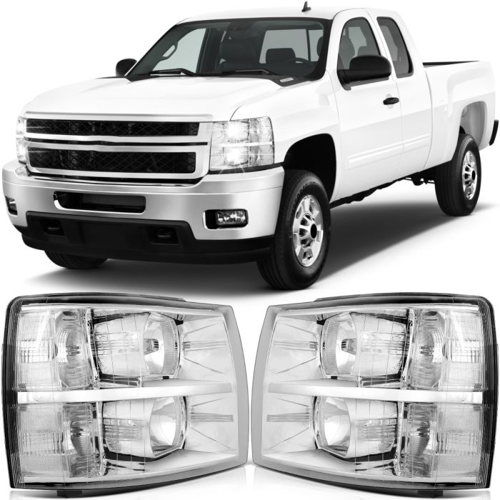 Replacement Front Lamp for 2007-2014 Chevy Silverado | Headlight ...